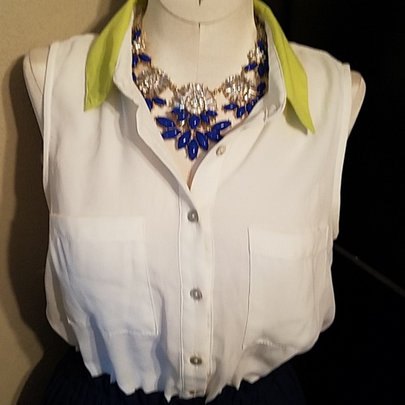 Potter's Pot | Dresses | Adorable Color Block Collared Dress | Poshmark